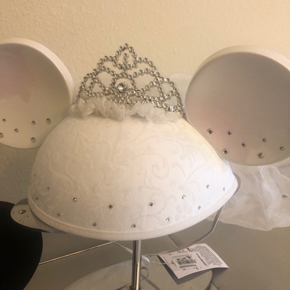 Disney | Accessories | Disney Mickey And Minnie Bride Groom Ears Hats ...
